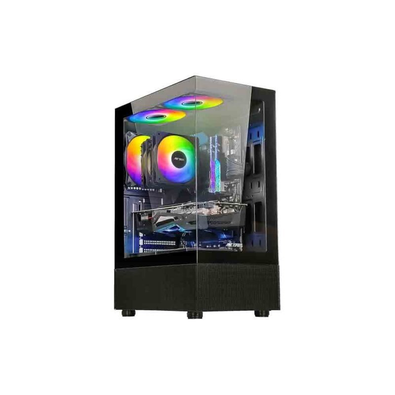 LIAN LI O11D MINI V2 5 x 120mm Reverse Blade Fans – Black / White ...